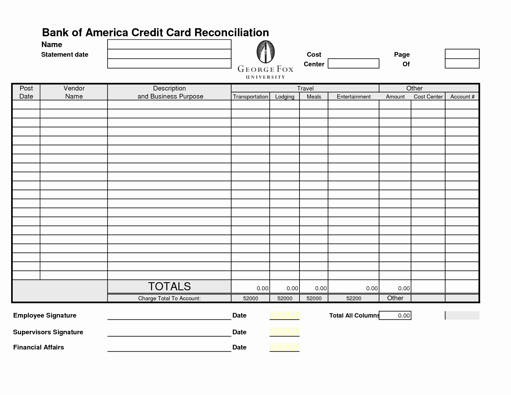 Balance Sheet Reconciliation Template Balance Sheet Reconciliation Template
