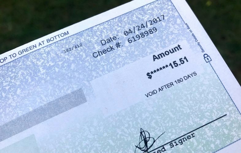 Chase Check Template