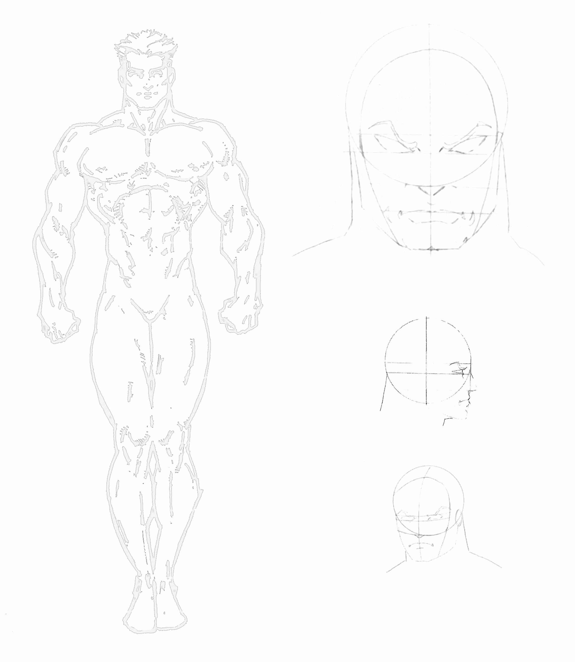 Costume Design Template Male