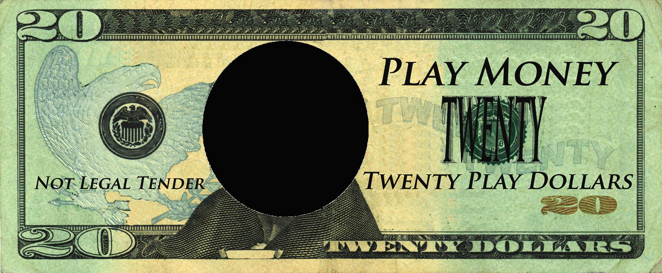 Editable Play Money Template