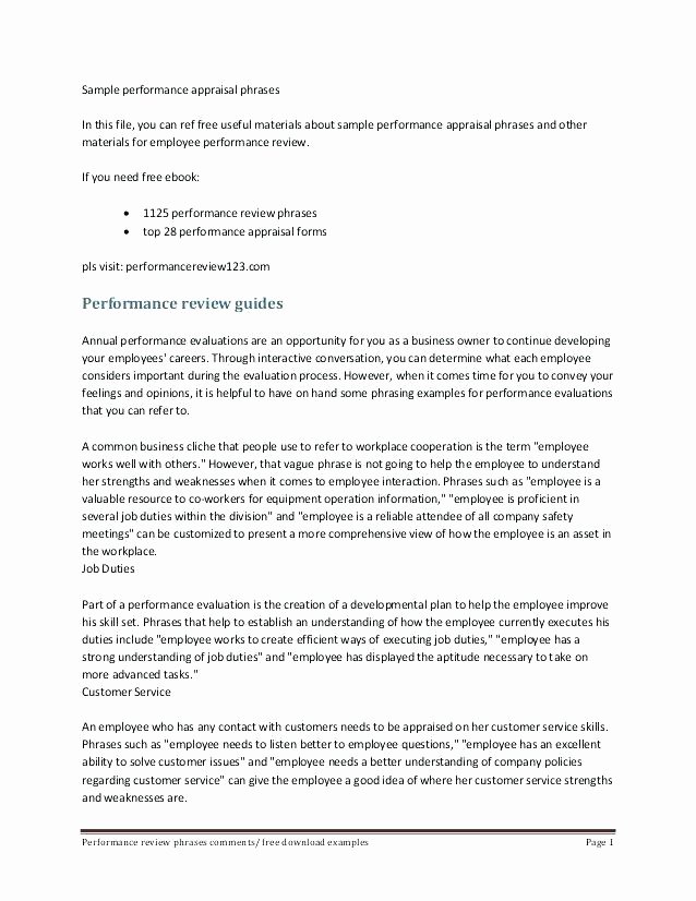 Nursing Evaluation Comments Examples