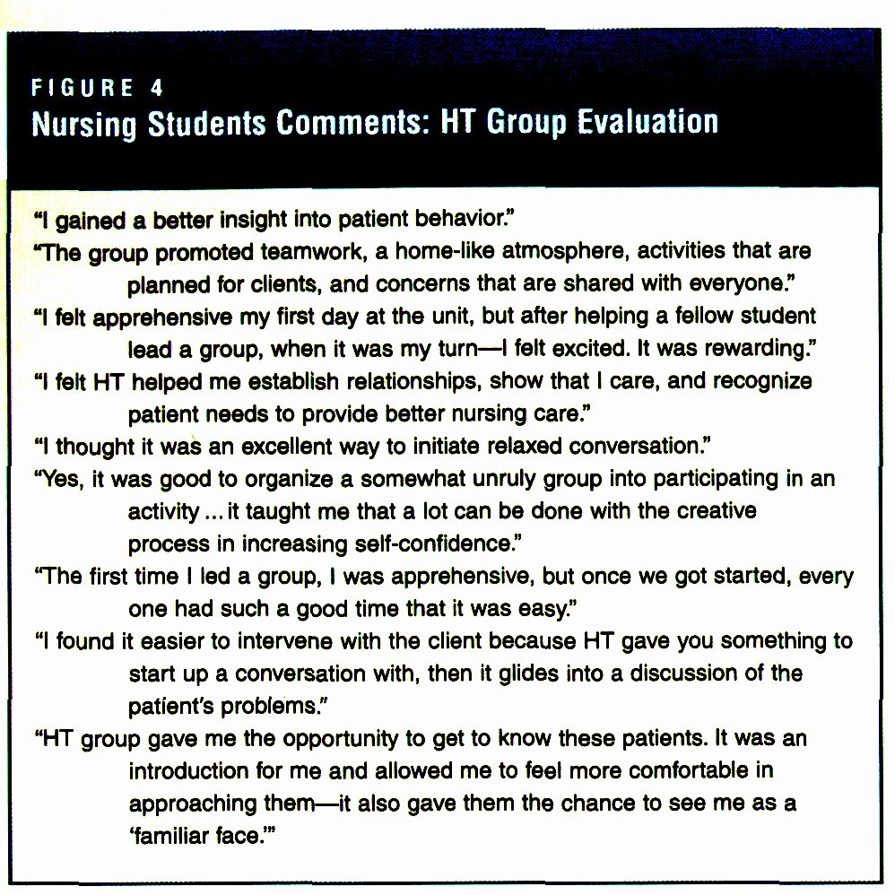 Nursing Student Evaluation Comments Examples