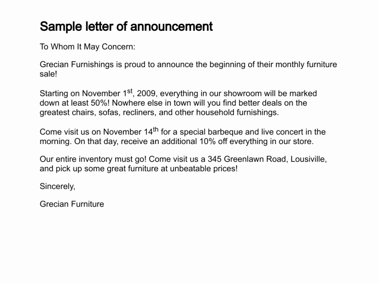 Open Enrollment Announcement Template Open Enrollment Announcement Template