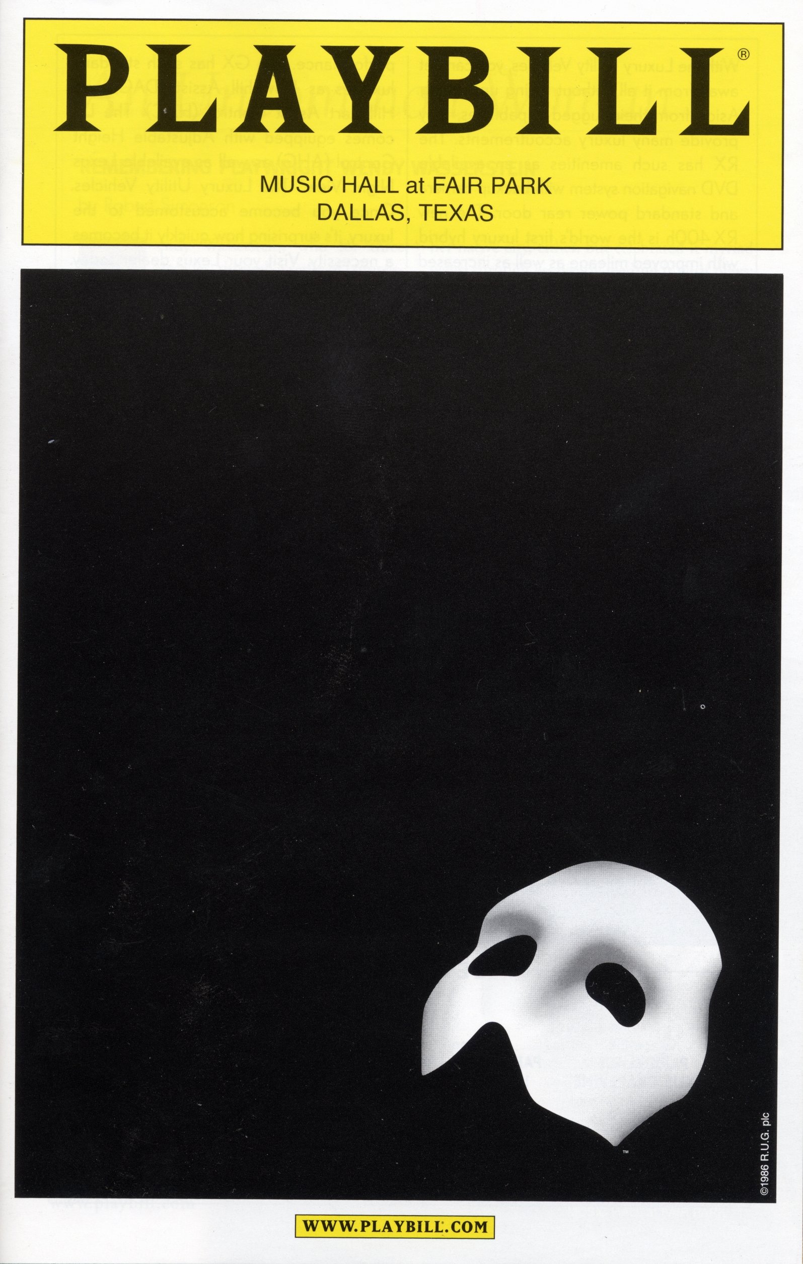 Playbill Templates Free